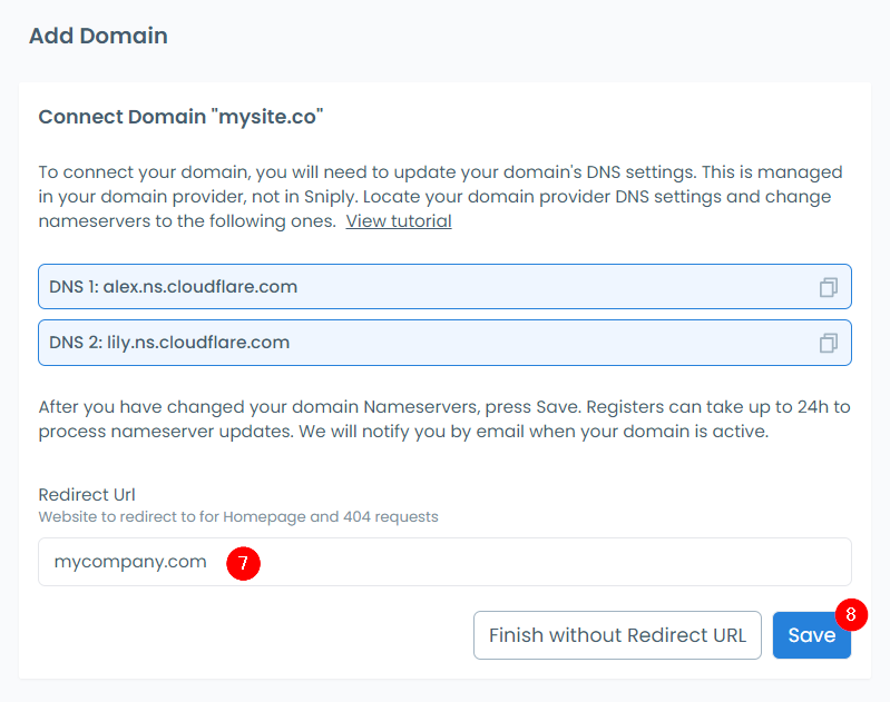How do I create snips using my own custom domain? – Sniply