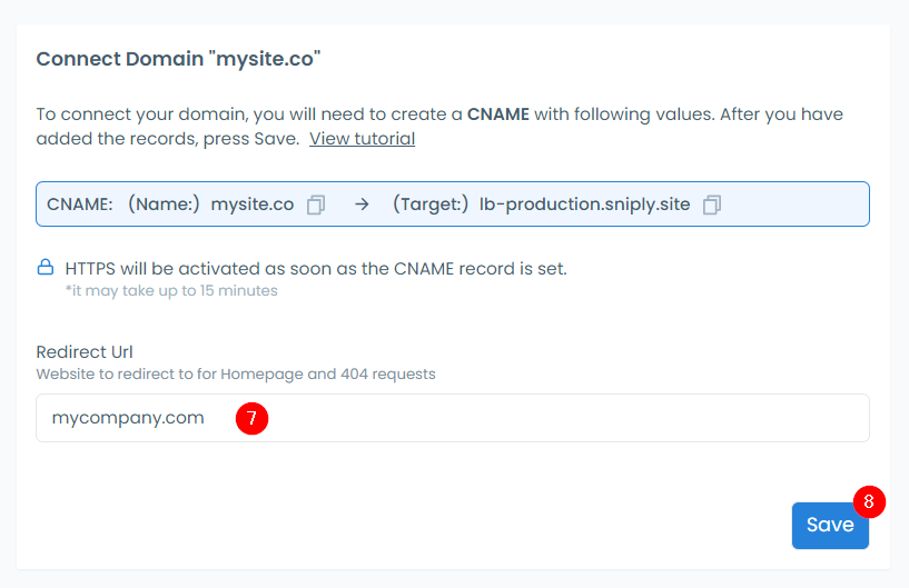 How do I create snips using my own custom domain? – Sniply